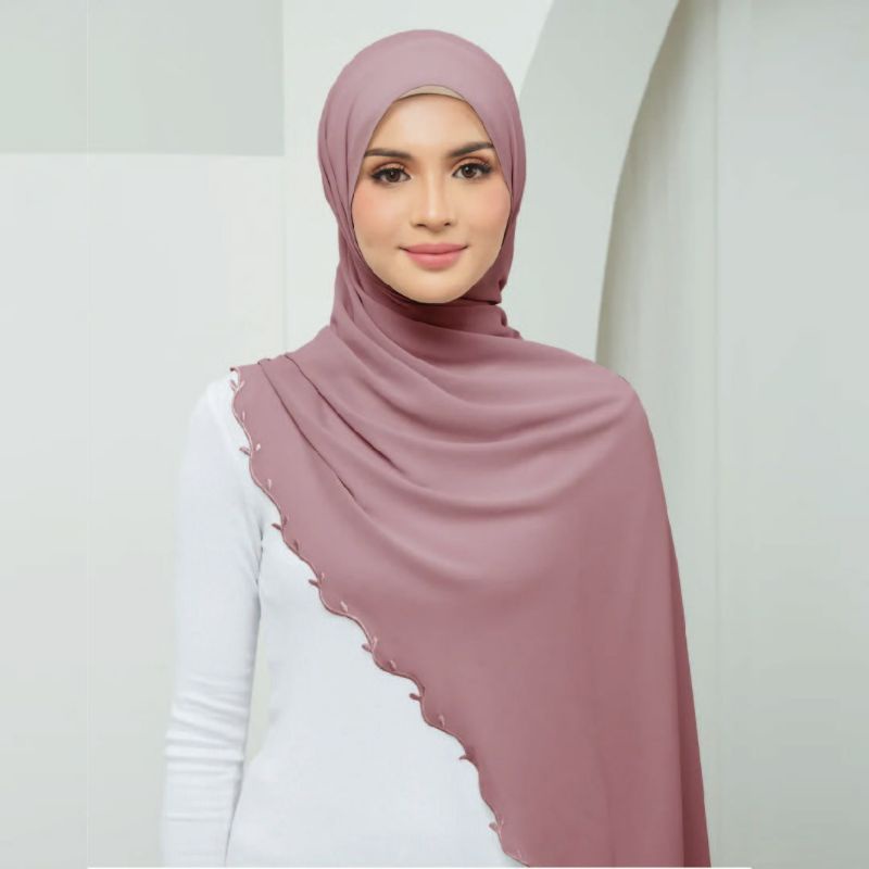 Sulam (Shawl Chiffon by Tudung Ruffle) | Shopee Malaysia