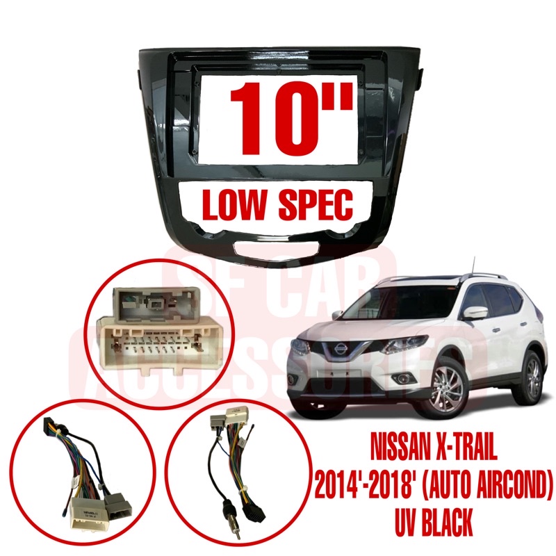 10” Inch Android Player Casing Nissan X-Trail Auto Aircond/Manual ...
