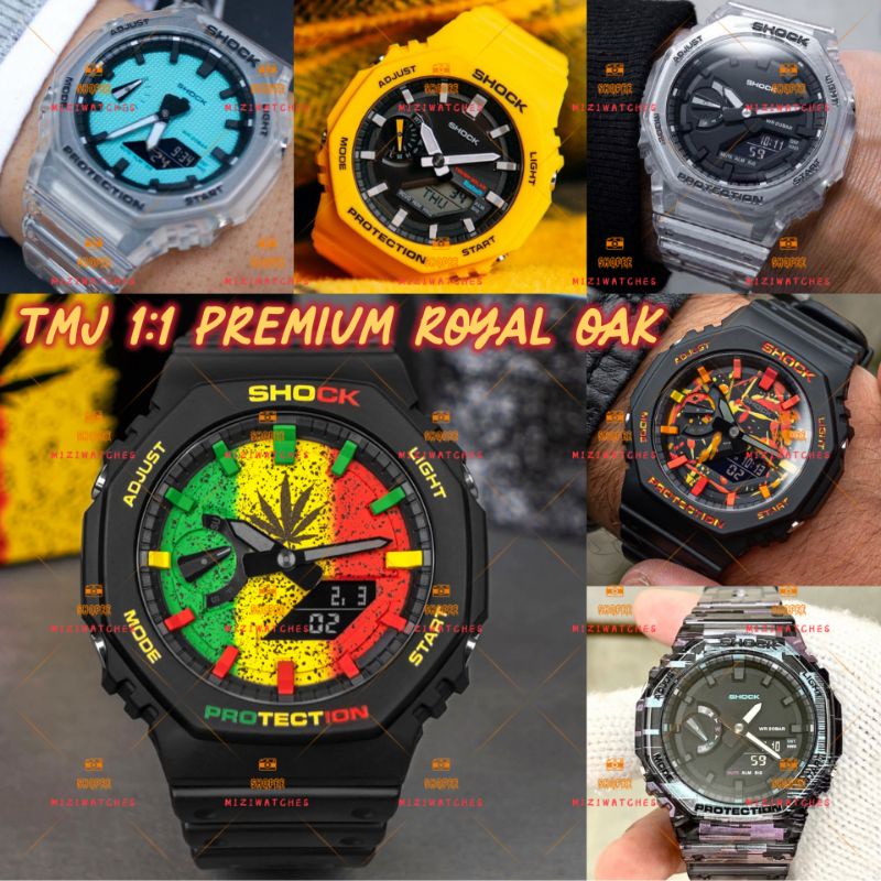 🔥GA-2100 TMJ Premium Copi Ori 1:1 Jam Tangan Lelaki Perempuan Rasta Men ...