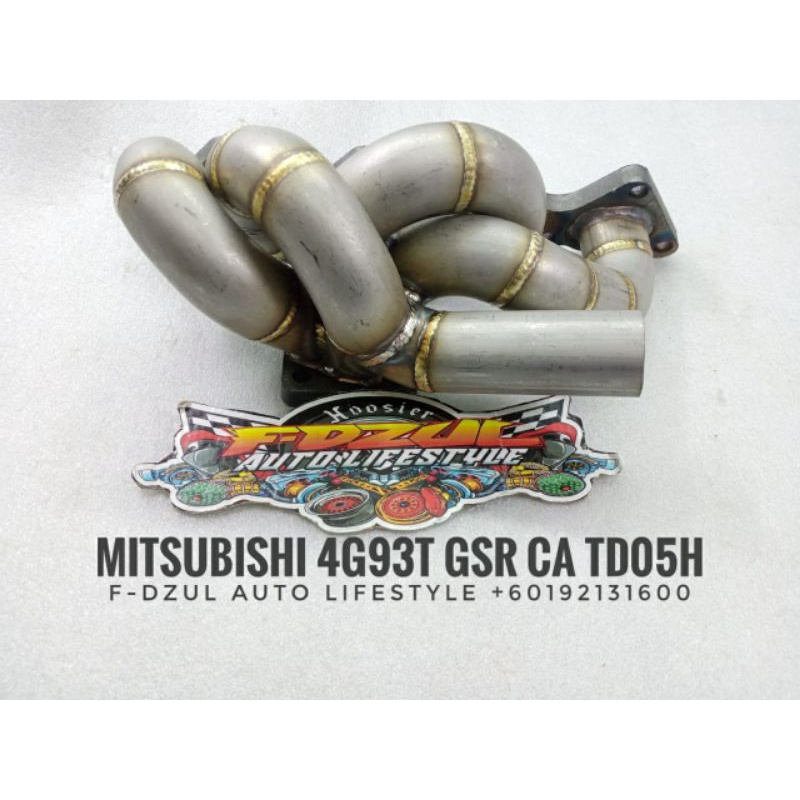Banana @ Turbo Manifold Mitsubishi 4G93T GSR CA Tapak Turbo TD05H TD04 3MM Thickness | Shopee ...