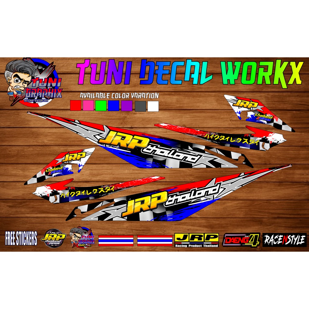 Raider 150 JRP Decals v2 ( with freebies) | Shopee Malaysia