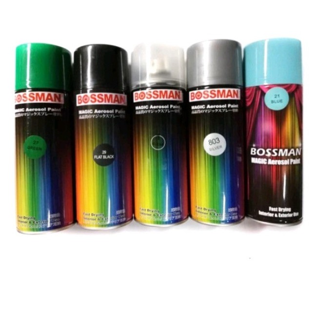 BOSSMAN SPRAY MAGIC AEROSOL PAINT 400ML | Shopee Malaysia
