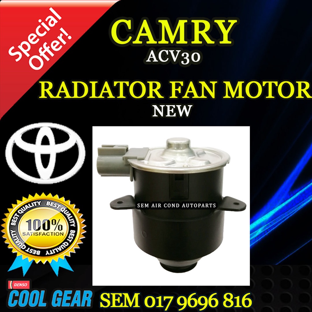 TOYOTA CAMRY ACV30 2002-2005 YEAR JAPAN COOL GEAR RAD/ RADIATOR FAN MOTOR (CAR AIR COND SYSTEM ...