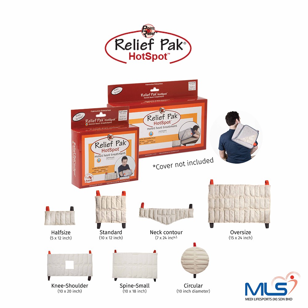 Relief Pak HotSpot Moist Heat Pack | Shopee Malaysia