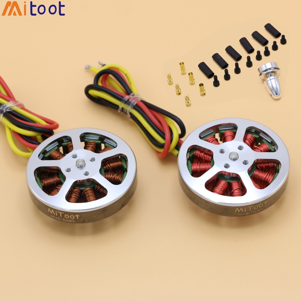 Mitoot 5010 360KV/750KV High Torque Brushless Motors For Rc MultiCopter/QuadCopter/Multi-axis ...