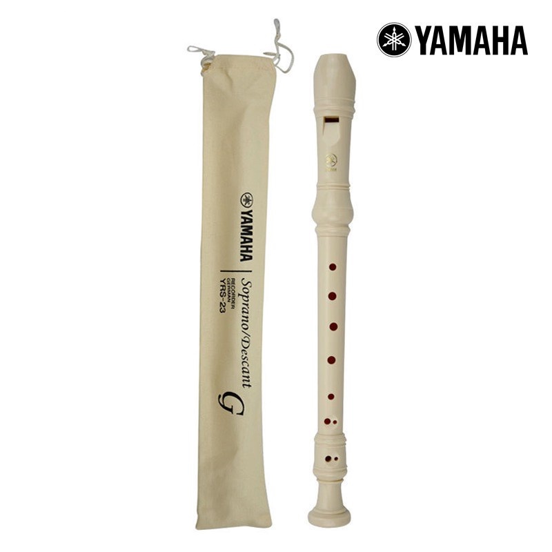 Yamaha Plastic Soprano Recorder YRS-23B Music Instrument Suling Alat ...