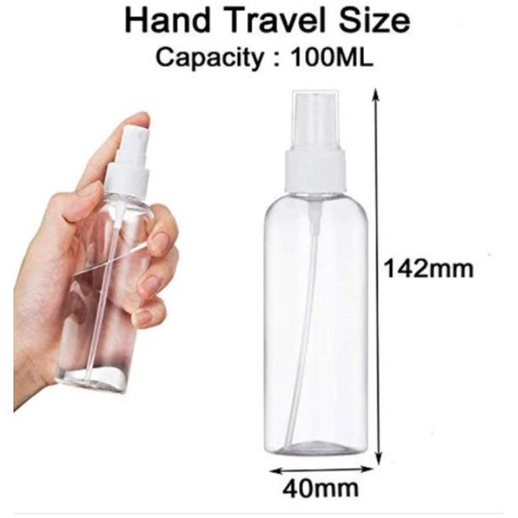 ( ONE pcs ) Plastic Transparent Mist Spray Bottles / Plastic Spray ...