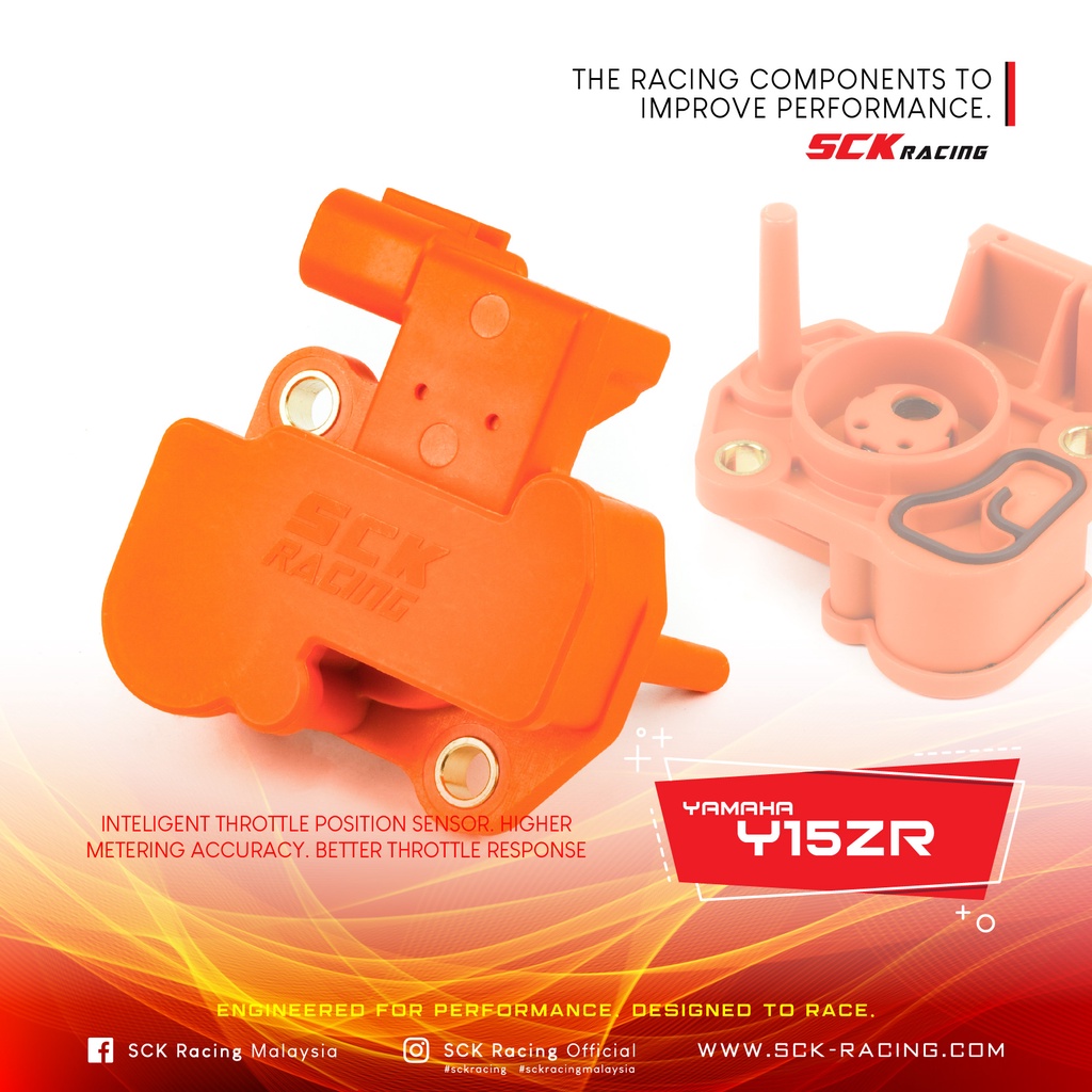 Y15ZR/ Y15 / R15 V1 V2/ NMAX SCK RACING THROTTLE POSITION SENSOR [ TPS ...