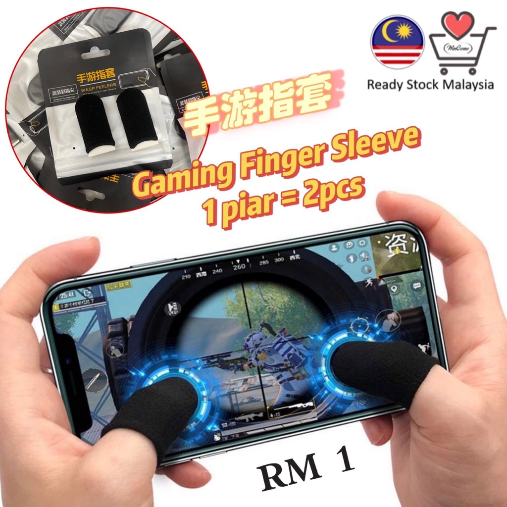 Ready Stock2pcs/set Mobile Gaming Finger Sleeve Breathable Non-Slip ...