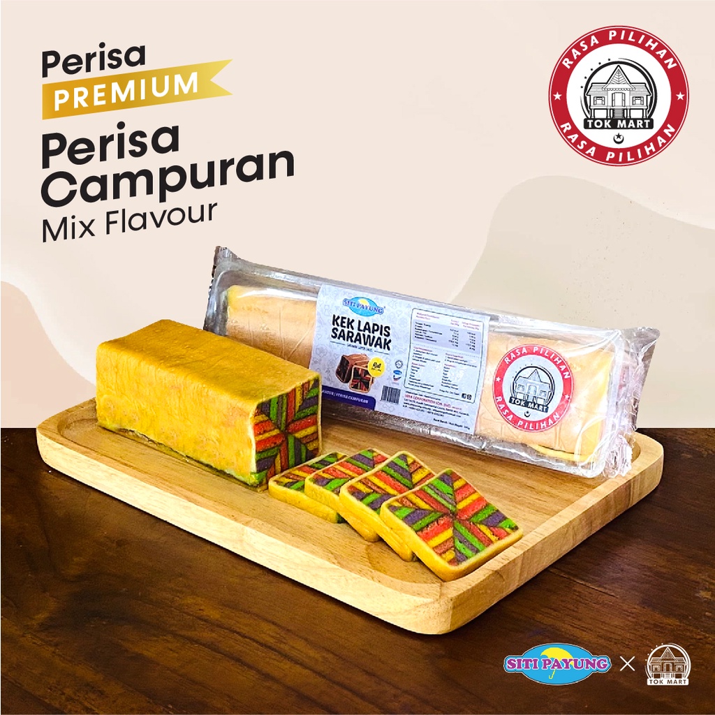 KEK ROLL MIX FLAVOUR PREMIUM / CAMPURAN 4 RASA ORIGINAL SITI PAYUNG ...