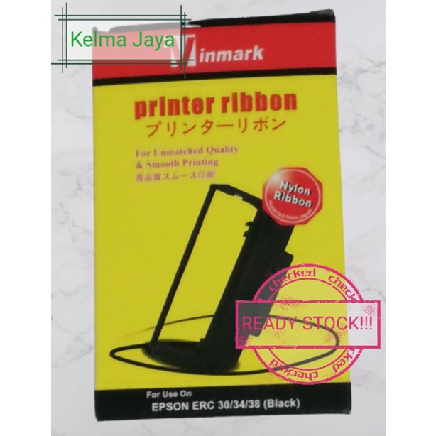 💥Ready Stock!!!💥 Vinmark Printer Riboon EPSON ERC 30/34/38 Black ...