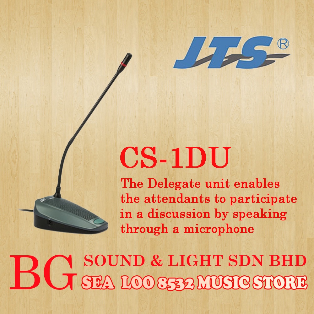 JTS WIRED CONFERENCE SYSTEM MICROPHONE SET FOR MEETING PURPOSE ( CS-1CH / CS-1DU / CS-1CU / CS ...