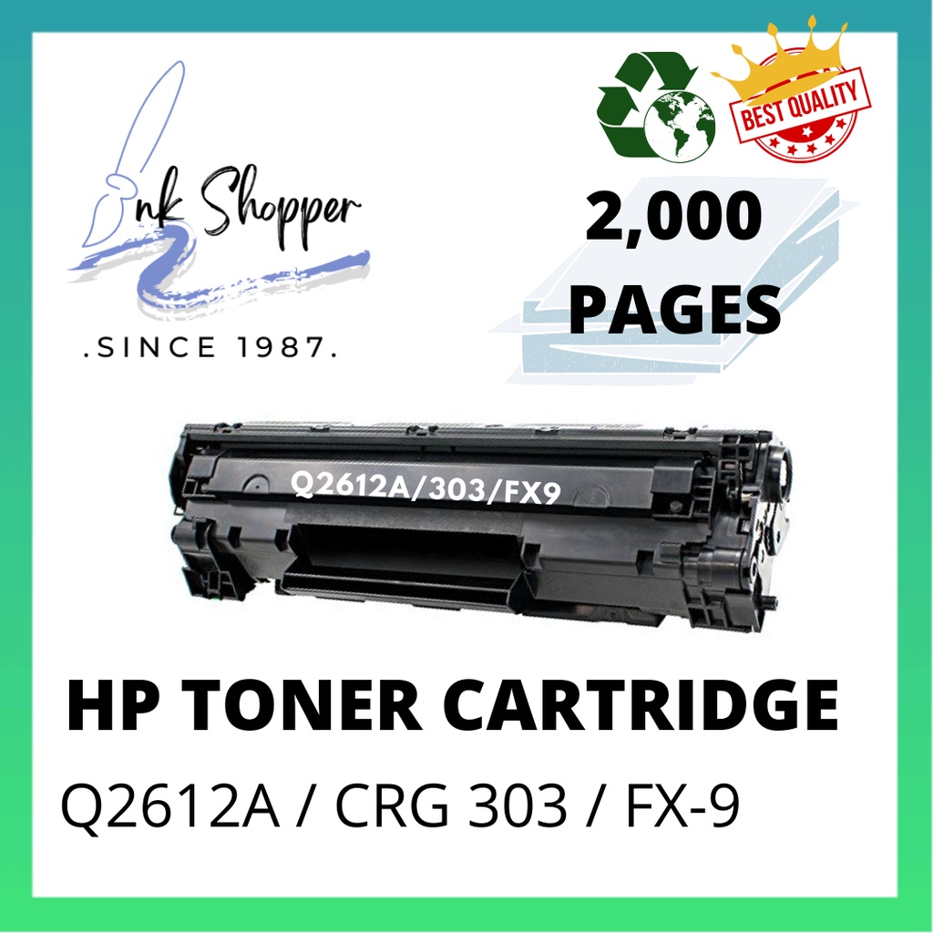 HP Q2612A/CRG303/FX-9 Premium Toner Cartridge (Docuprint 203A/204A, LBP 2900/3000) | Shopee Malaysia