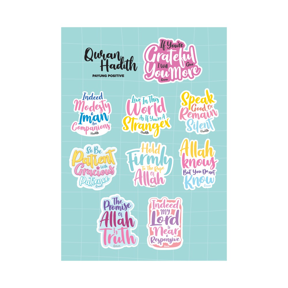 Quran Hadith Sticker A6 | Shopee Malaysia