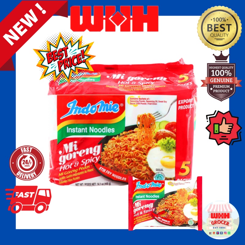 INDOMIE MI GORENG ASLI/ ASLI SPECIAL/ CILI HIJAU/ PERISA PEDAS/MI ...