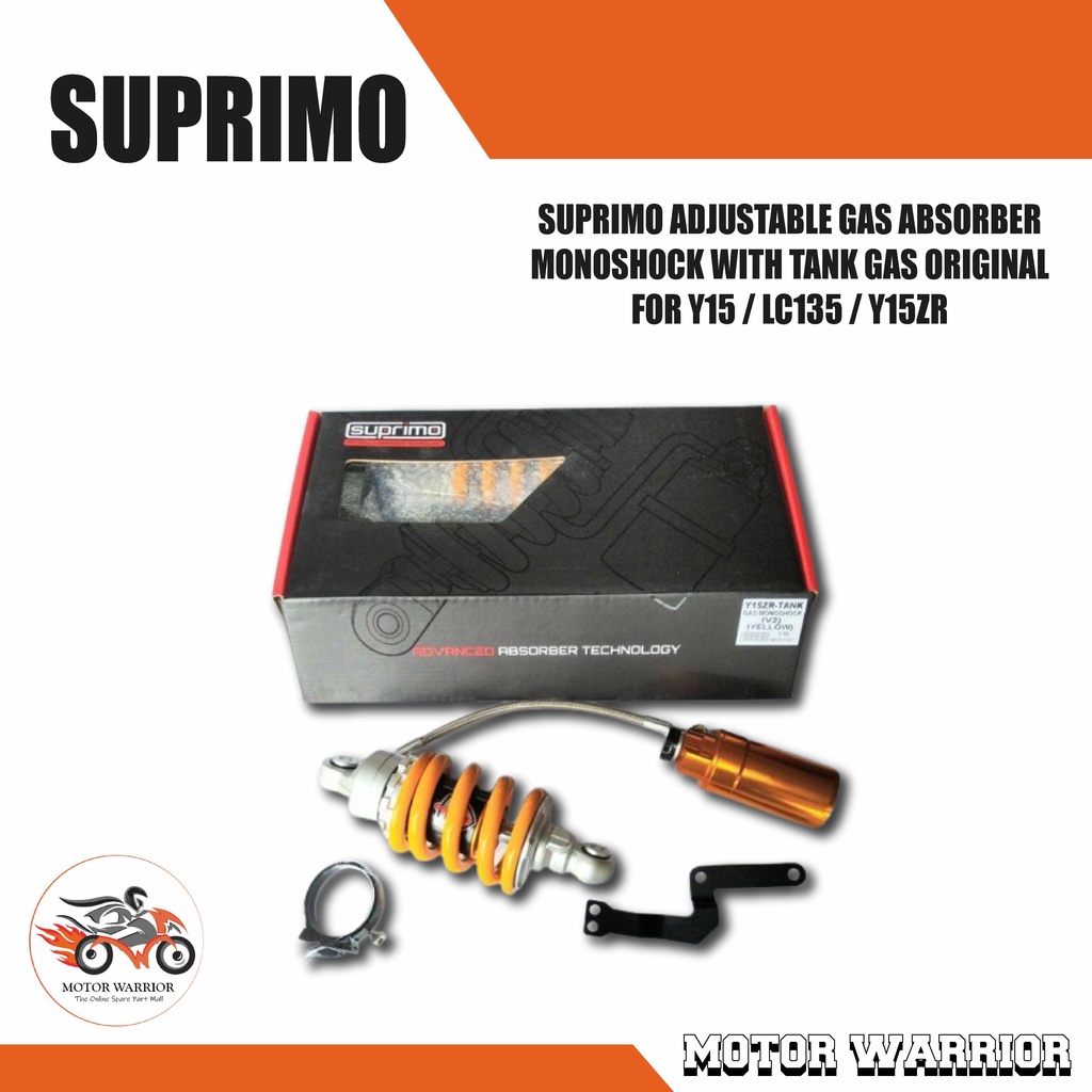 Suprimo gas absorber y15 lc135 Y15ZR - adjustable monoshock with tank gas original - SUPRIMO ...