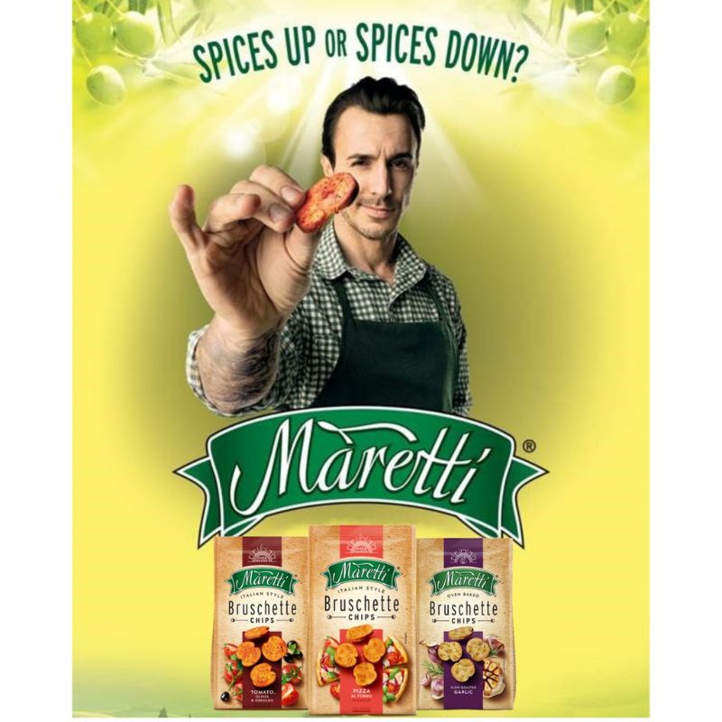 Maretti Oven Baked Bruschette Chips 70g | Shopee Malaysia