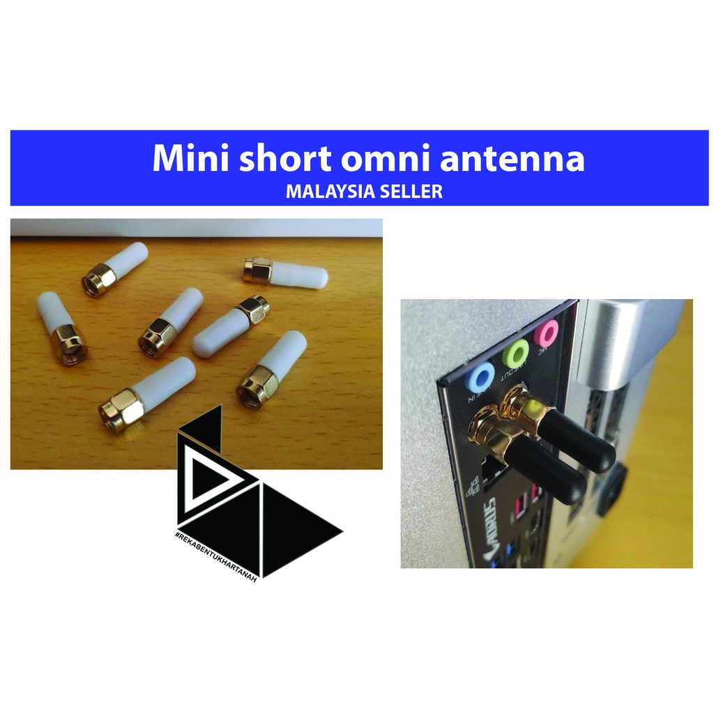 Mini antenna 2.4G,4G,5G short and small omni straight rod WiFi ...
