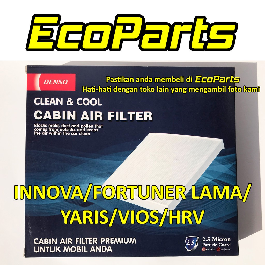 Original DENSO Innova Yaris Fortuner HRV Vios AC Cabin Filter | Shopee ...