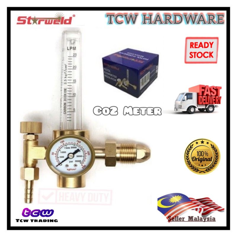 Argon Gas (Tig) CO2 Gas (Mig) Flow Meter Welding Flow Meter Regulator ...