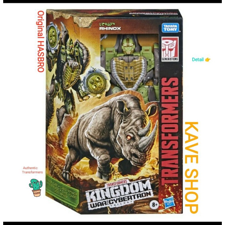 Transformers KINGDOM WFC: Rhinox - ORI HASBRO - Authentic Transformers ...