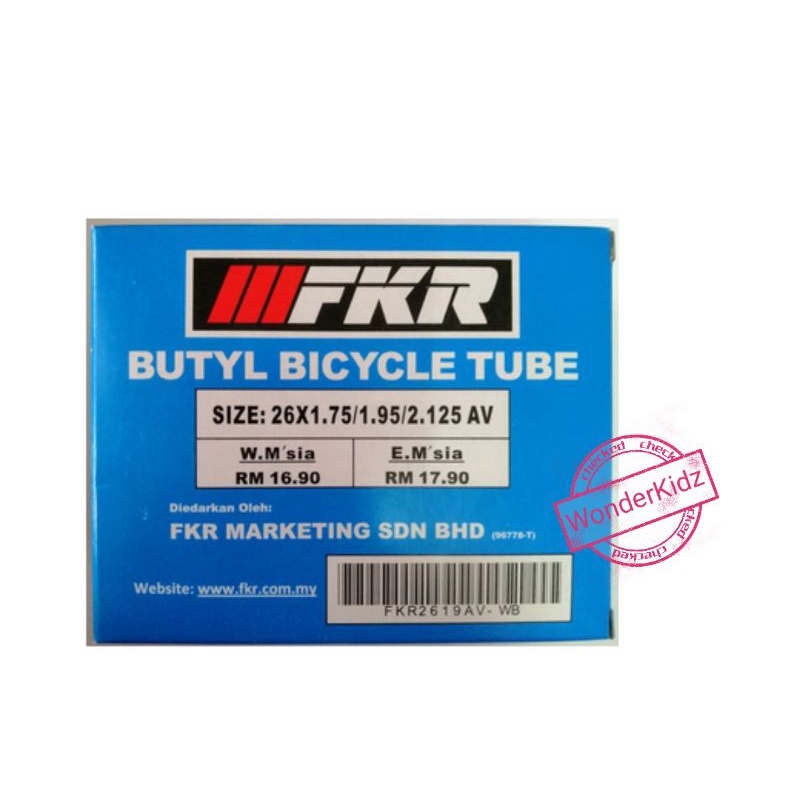 Ready Stock *** 26" / 24" FKR tiub basikal bicycle butyl tube 32mm ...
