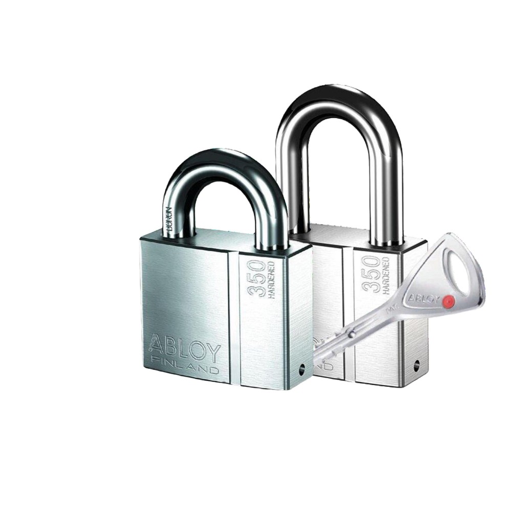 ABLOY PL350 HARDENED STEEL PADLOCK IN SENTRY KEY (SHORT/LONG SHACKLE ...
