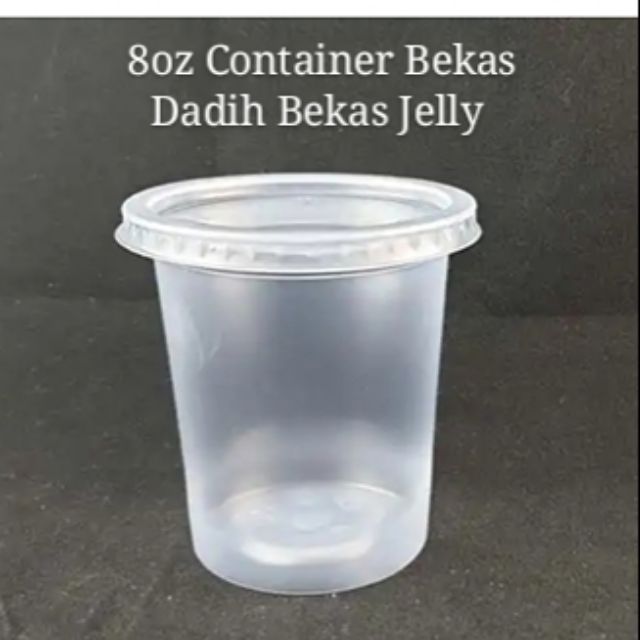 Pk-8 8oz Container bekas dadih bekas jelly | Shopee Malaysia