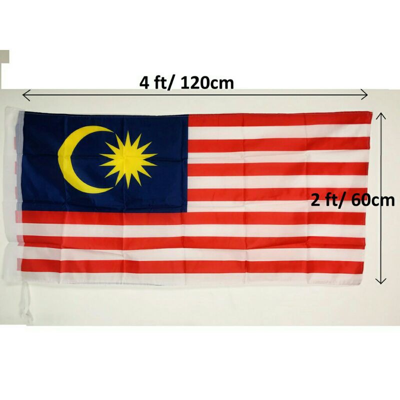 Bendera Malaysia 2x4 ft | Shopee Malaysia
