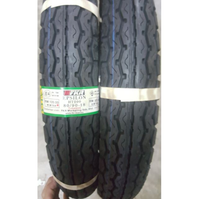 Tyre / tayar -🔥 80/90x18 / 90/90x18 HT200 ( tubeless type ) 2024🔥- FKR ...