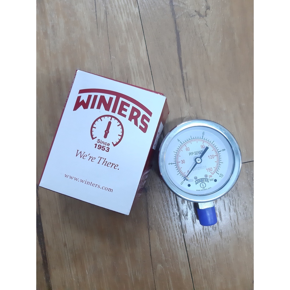 WINTERS FULLY PRESSURE GAUGE 0-10 BAR/PSI , 0-350 BAR/PSI | Shopee Malaysia
