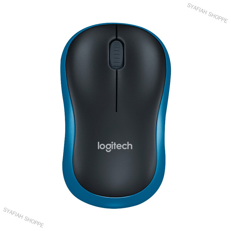 SYAFIAH SHOPPE Logitech M186 Mouse Optical Ergonomic 2.4GHz Wireless ...