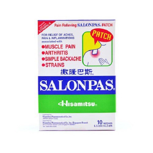 Salonpas Patch Medicated Plaster 10'S | Shopee Malaysia