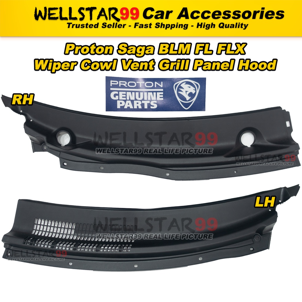 Proton Saga BLM FL FLX (2008) Windshield Wiper Cowl Vent Grill Grille ...