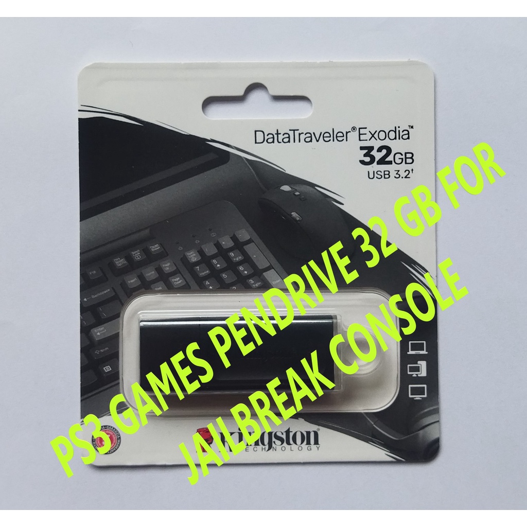 PS3 PLAYSTATION 3 GAMES PENDRIVE 32 GB| JAILBREAK | V4.91 | Shopee Malaysia