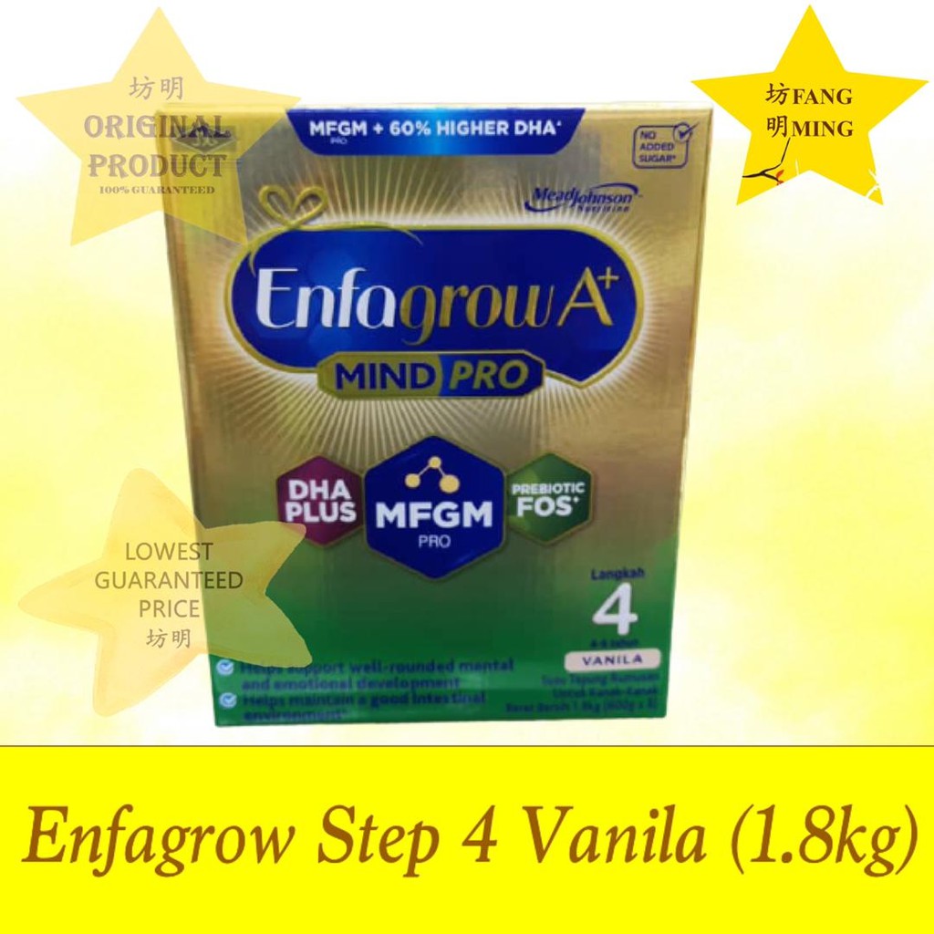 ENFAGROW A+ STEP 4 Vanilla (1.74kg) | Shopee Malaysia