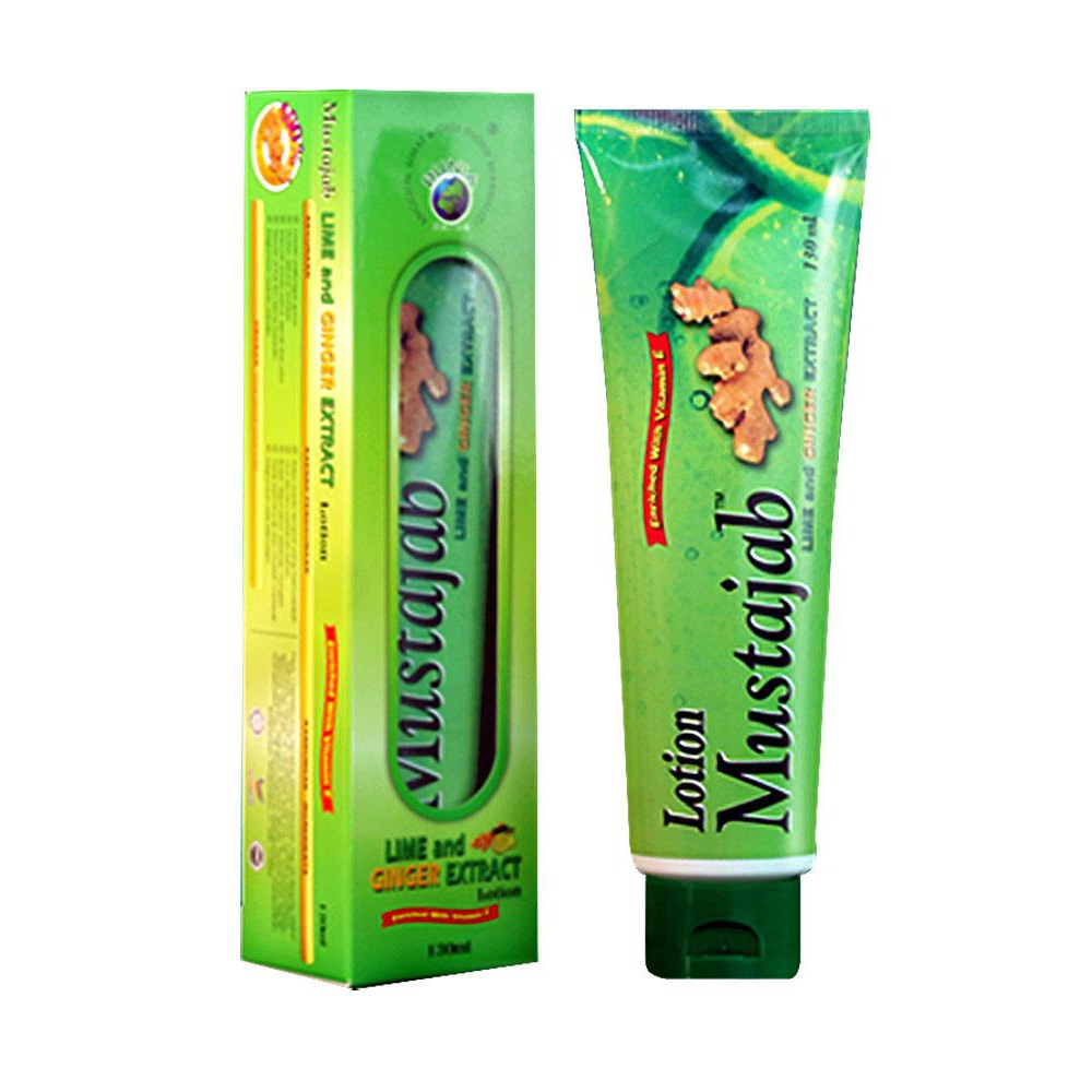 DUNIA HERBS - MUSTAJAB LIME & GINGER EXTRACT LOTION (130ml) | Shopee ...