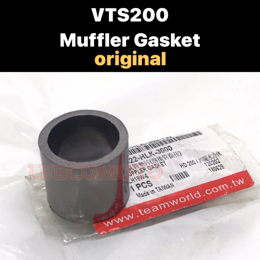 100% ORIGINAL SYM VTS200 VTS 200 MUFFLER GASKET ASSY EXHAUST EKZOS ...