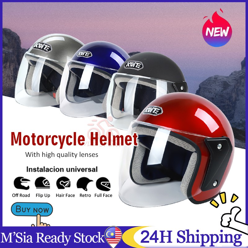 Motorcycle Helmet with Double Lens Motor Helmet Topi Keledar Motosikal ...