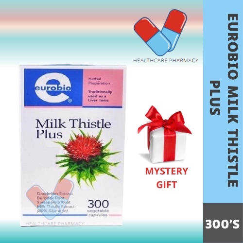 EUROBIO MILK THISTLE PLUS (300's) VEGETABLE CAPSULES | Shopee Malaysia