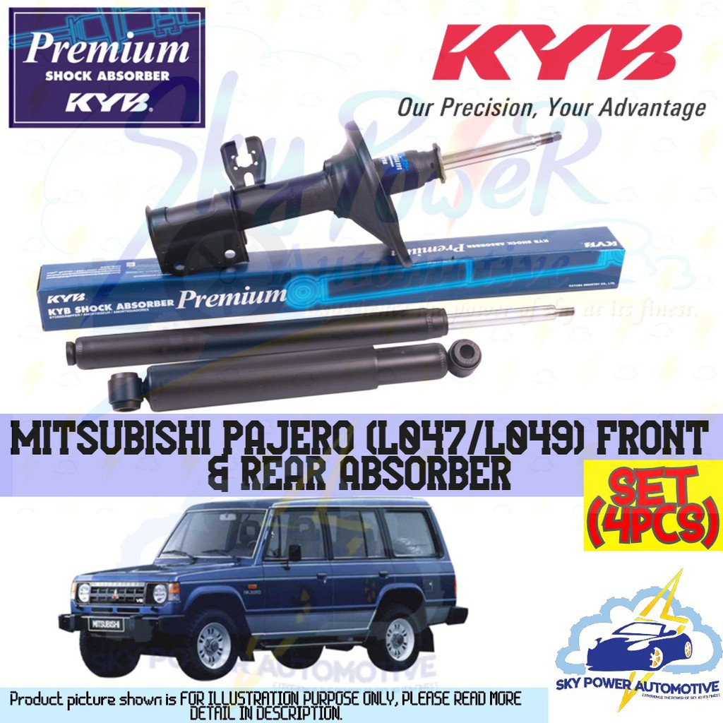 MITSUBISHI PAJERO (L047/L049) (1987~) KAYABA (KYB) PREMIUM OIL SHOCK ...