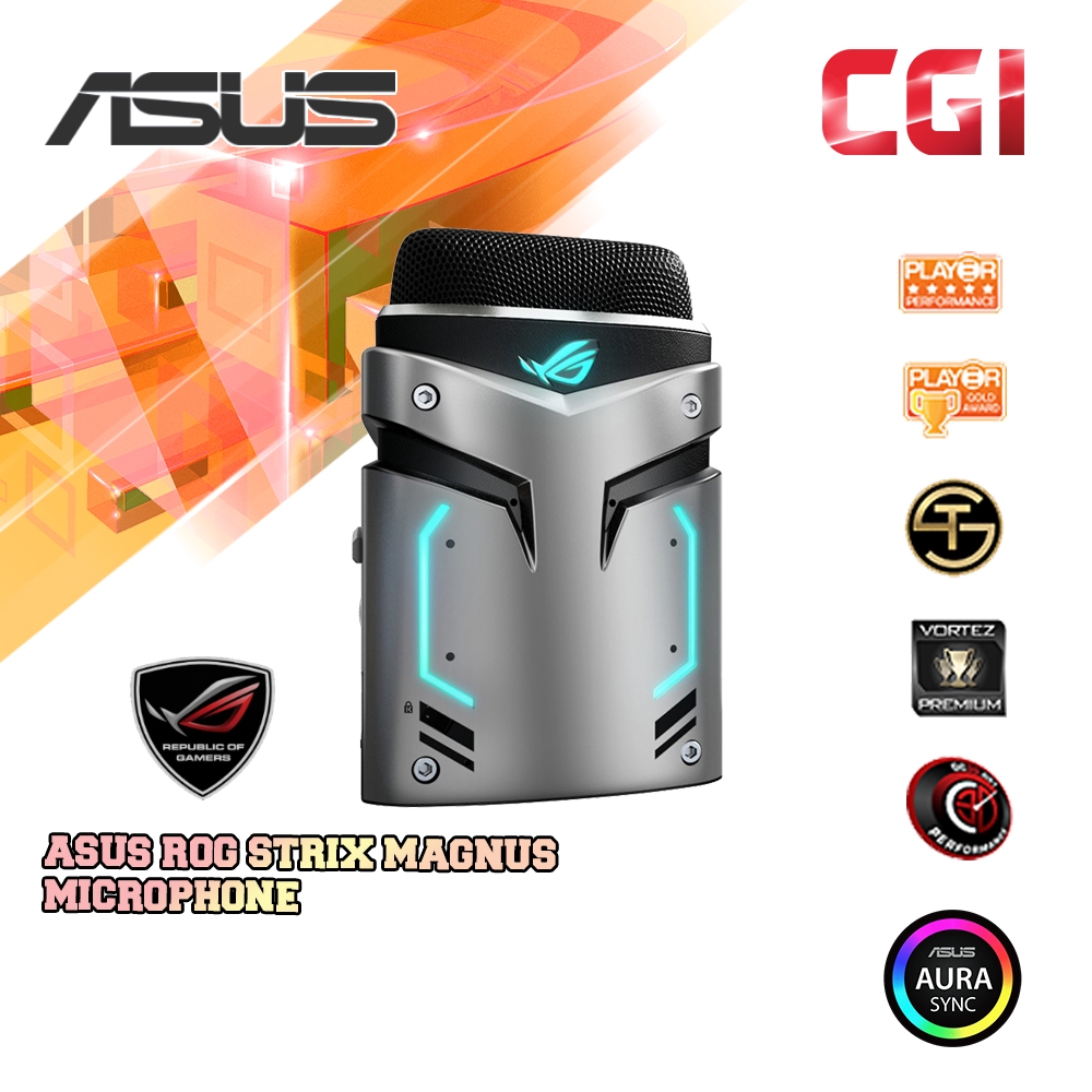 Asus ROG Strix Magnus USB Condenser Gaming Microphone (90YH0101-B2UA00 ...
