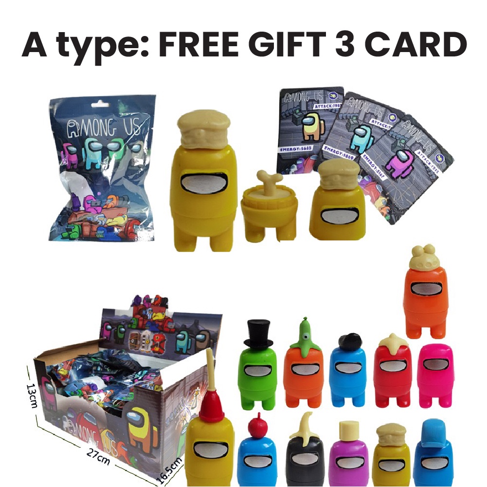 6-7CM Among Us Toys Figure Impostor Mainan Among Us Doll Imposter Among ...