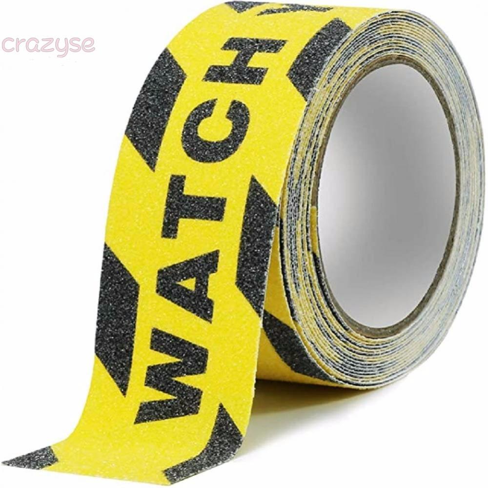 1PCS 5CM*5M Warning Safety Stickers Watch Your Step Warning Sticker ...
