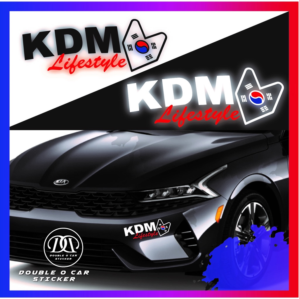 [Ready stock]kdm logo and word car sticker KI00536 | Shopee Malaysia