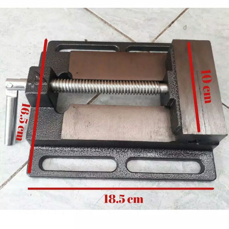 MESIN 4inch Flat Vise 4" Vise For Seated Drilling Machine/Clamp Clamps ...