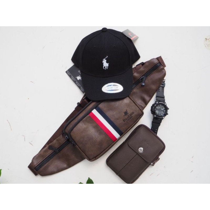 😍SET BEG PINGGANG POLO 4IN1😍 | Shopee Malaysia