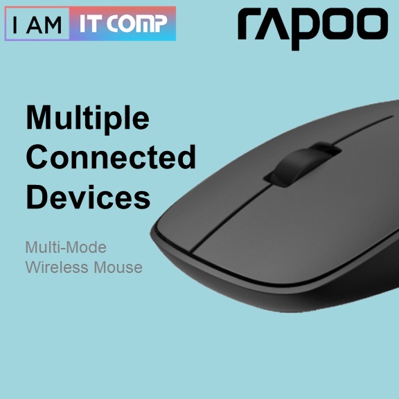 RAPOO M200 SILENT Multi-Mode Wireless Bluetooth Mouse / USB 3.0 ...