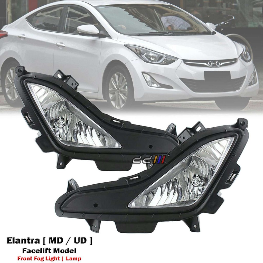 HYUNDAI ELANTRA 2014 SET FOG LAMP NEW SPORTLIGHT Shopee Malaysia