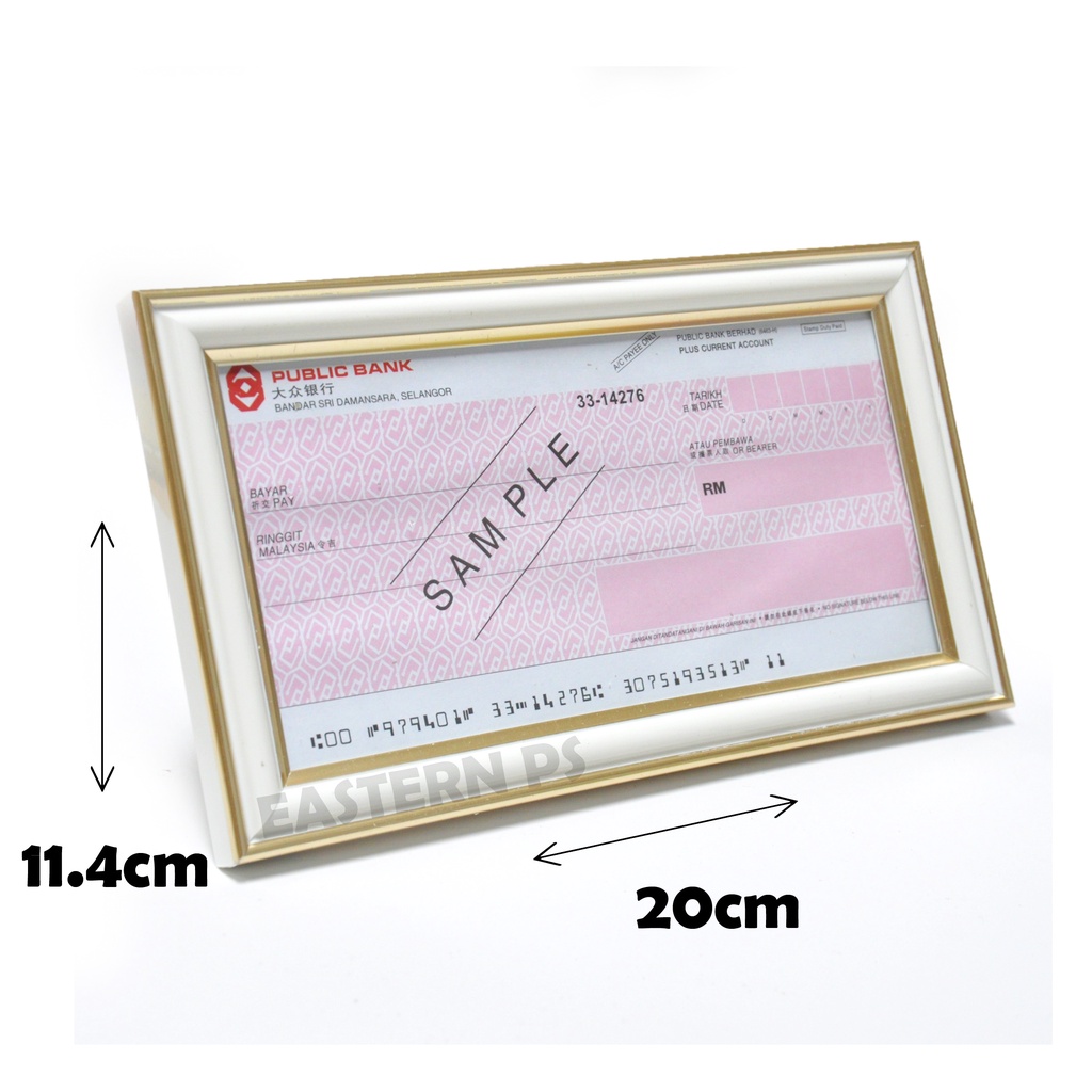 CHEQUE FRAME HANTARAN KAHWIN / WOOD CHEQUE FRAME / BEKAS CEK MAS KAHWIN ...
